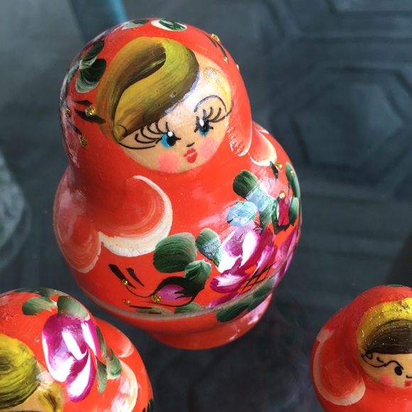 Accents | Hand Painted Russian Doll Set | Poshmark